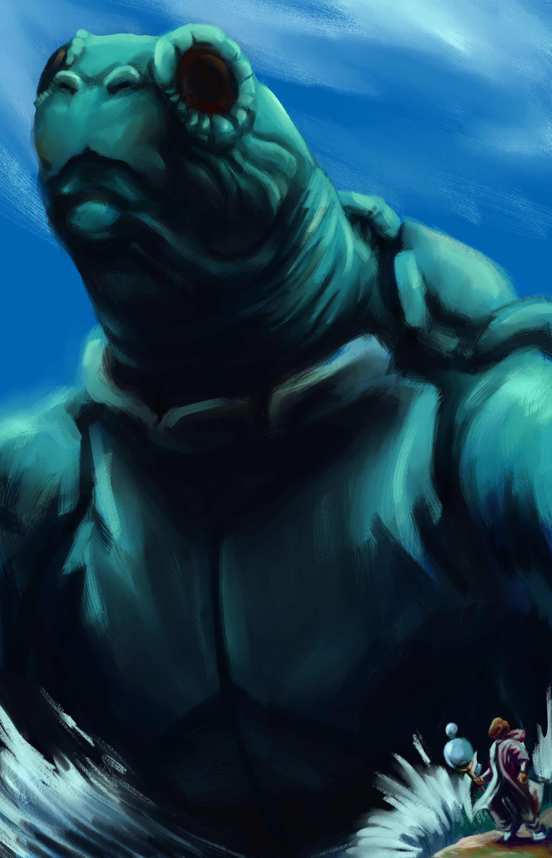 ArtStation - Sea God