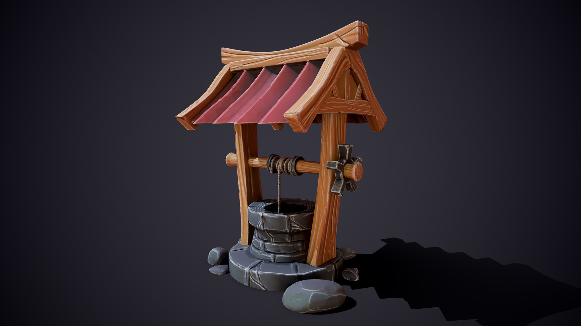 ArtStation - Stylized Well