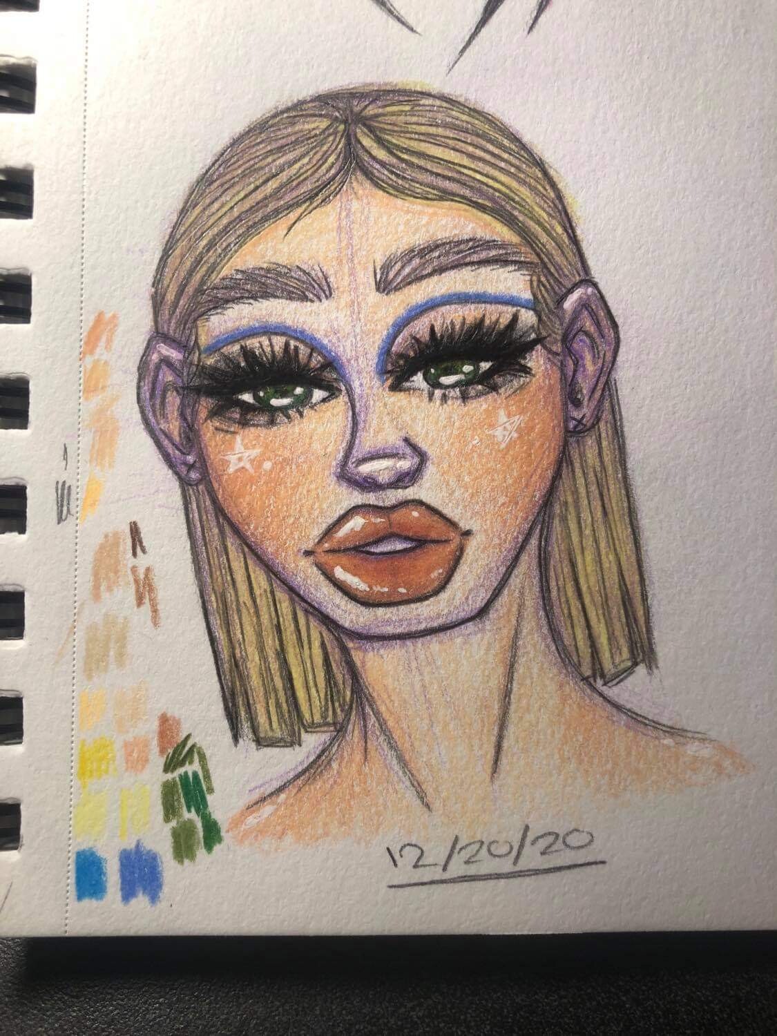 ArtStation - Drawing Makeup - 12/20/20
