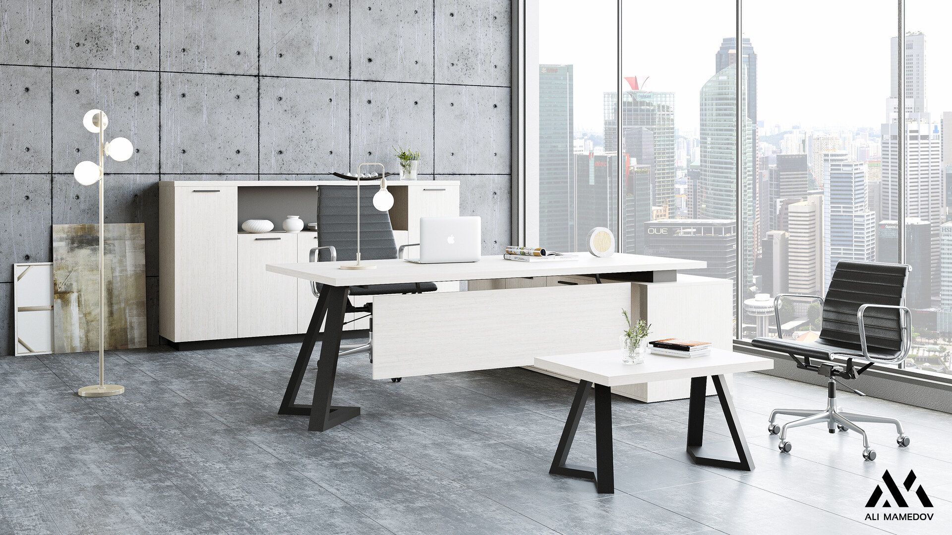 ArtStation - Axel Light Executive Desk Set