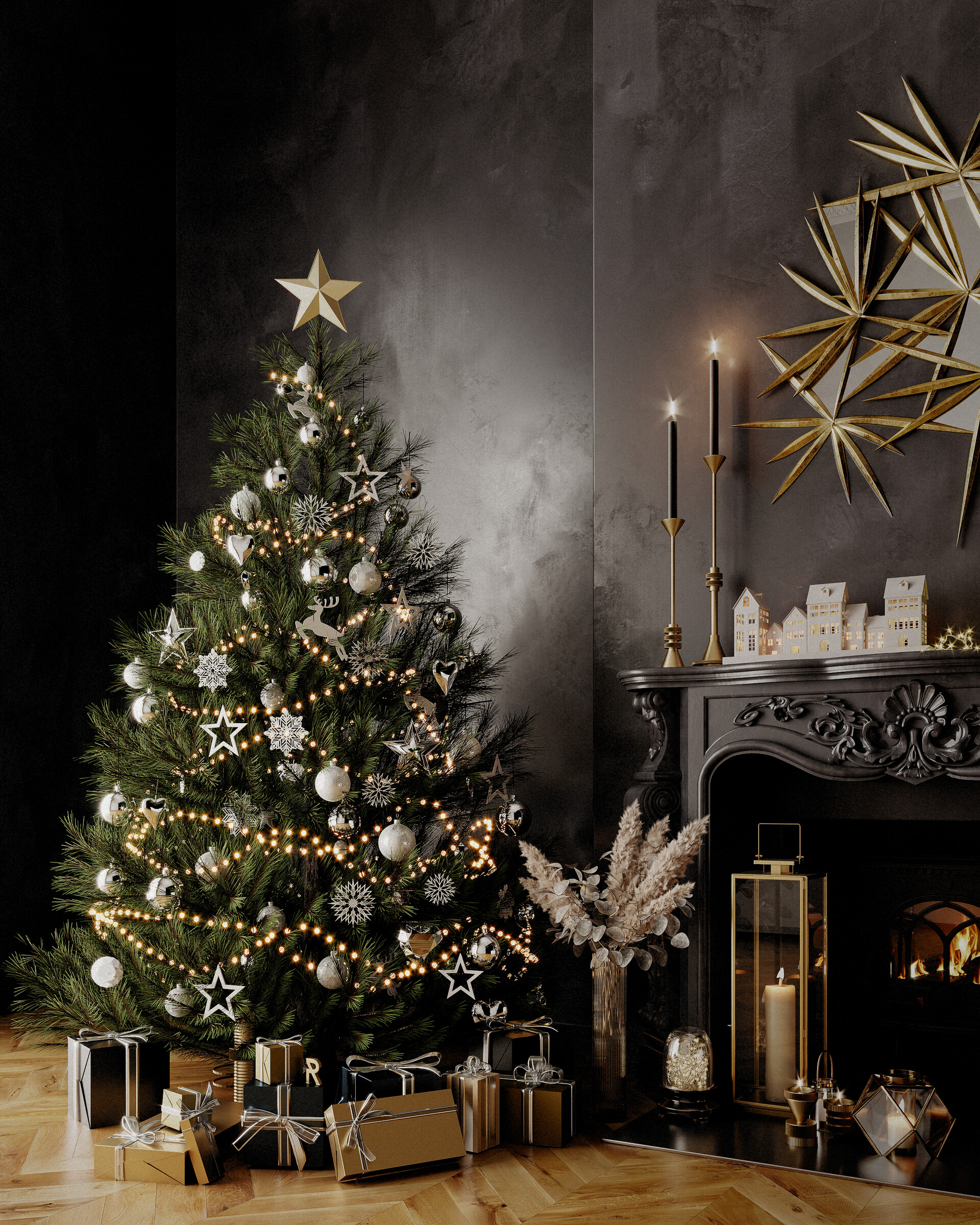 ArtStation - Christmas scene