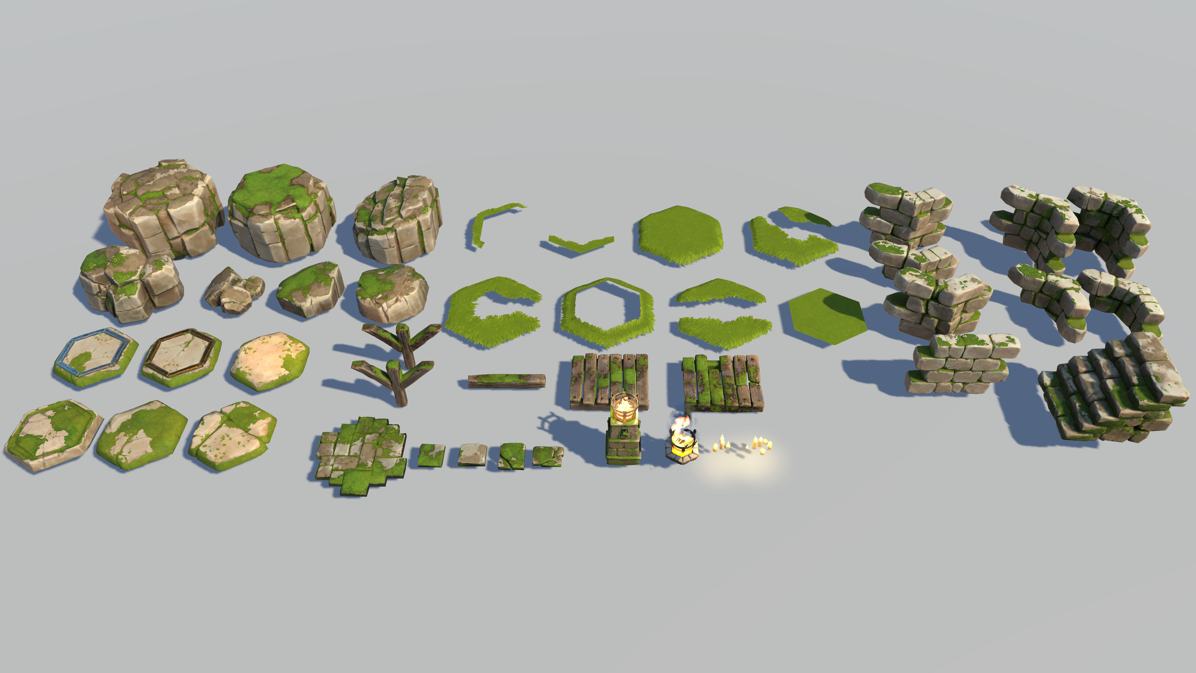 Alex Akins - Portfolio - HexTile: Nature Pack - Environment Asset Pack ...