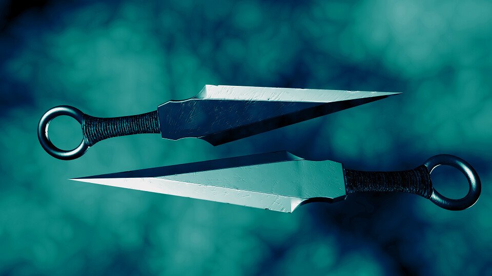 ArtStation - Ninja Throwing knives
