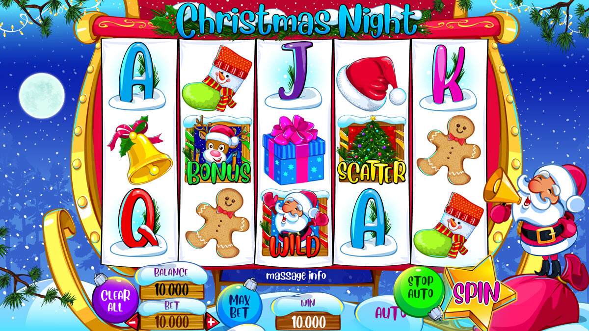 ArtStation - Christmas Themed - Slot machine Reels