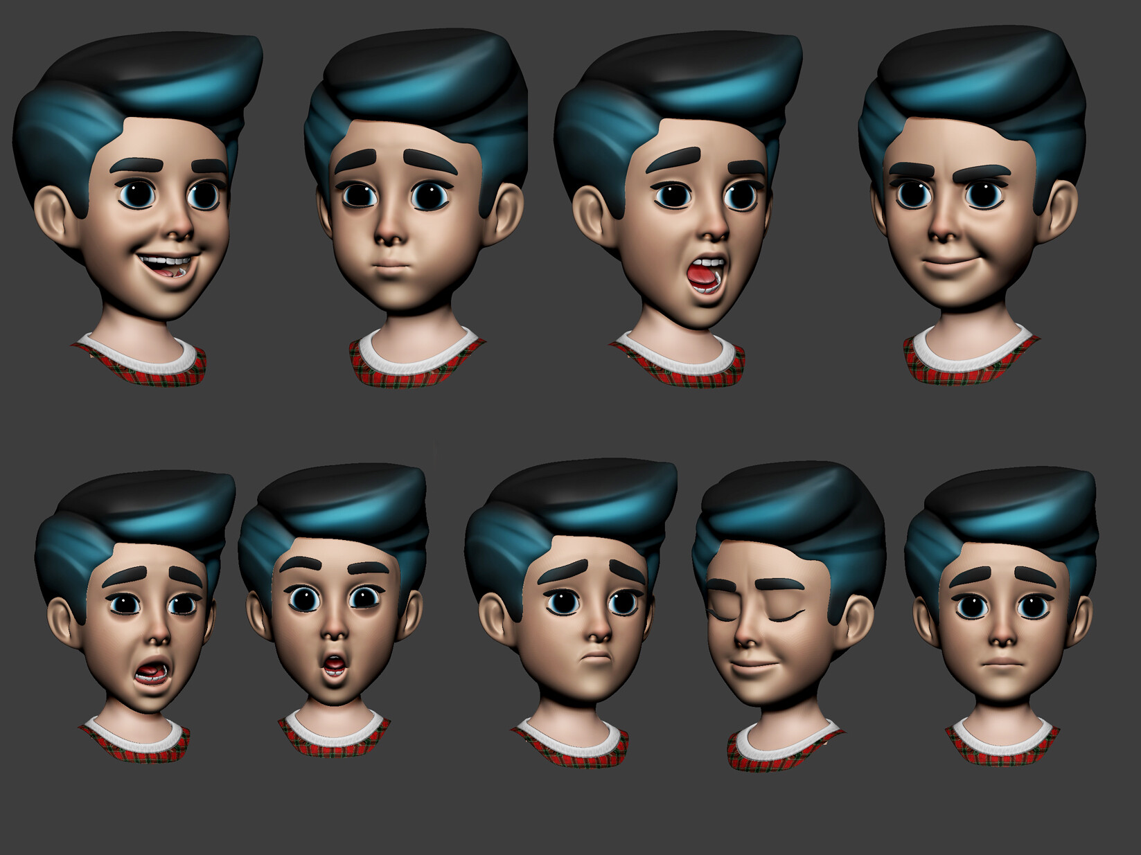 ArtStation - Blend Shapes AmirAli