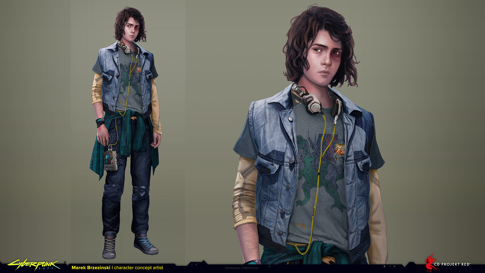 Marek Brzezinski - Steve - character design - Cyberpunk 2077