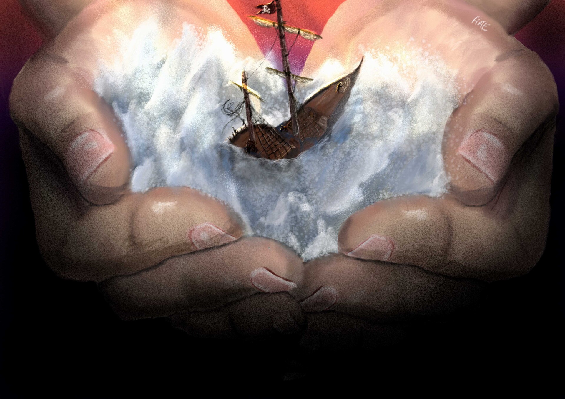 ArtStation - In God's Hands