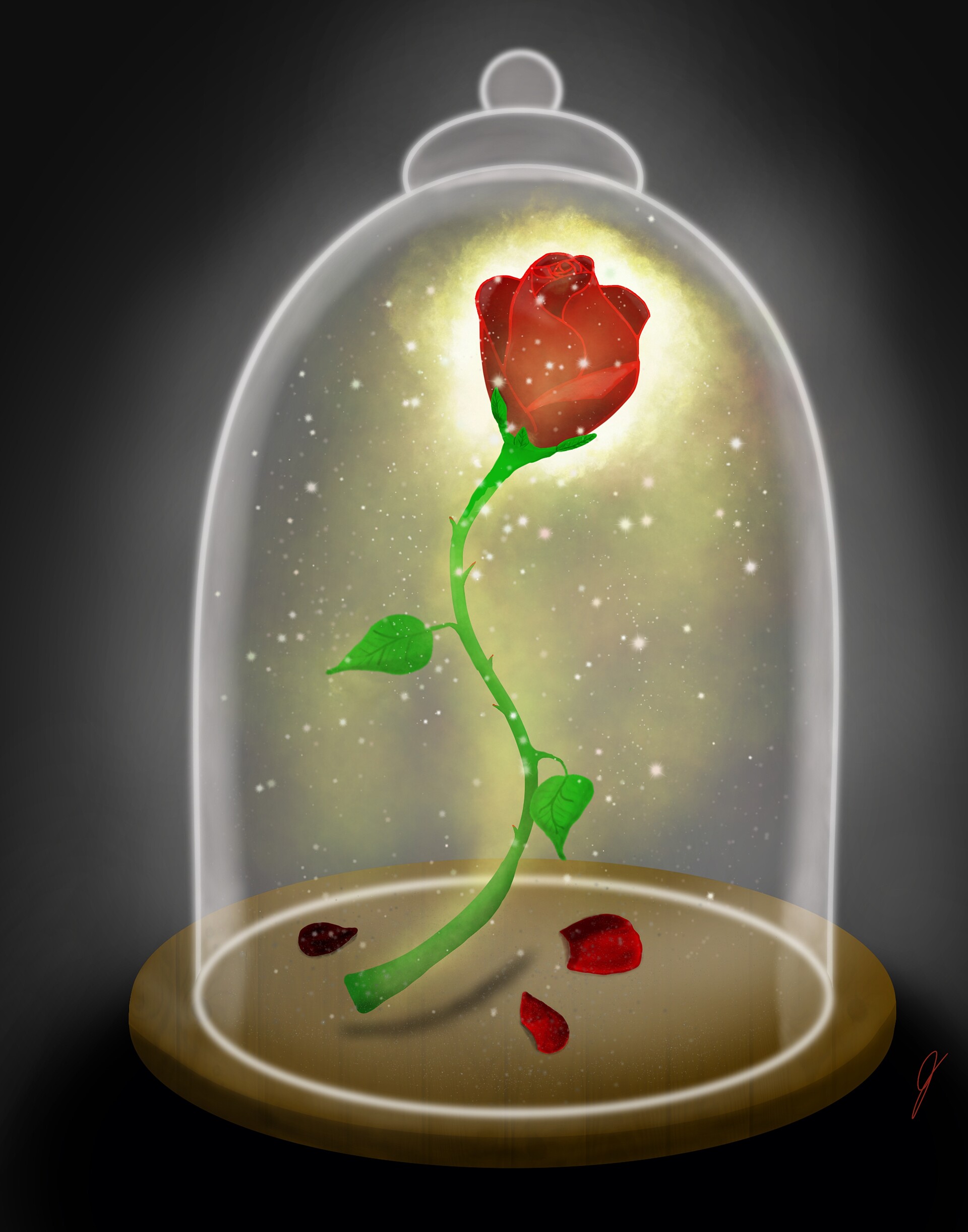 ArtStation - Enchanted Rose