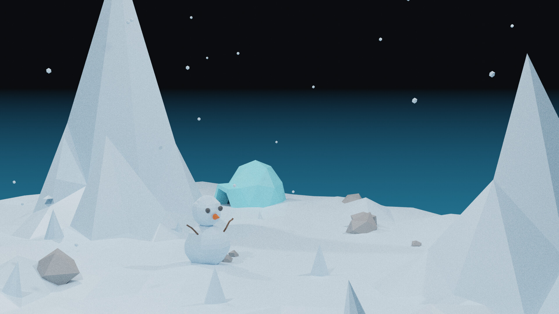 ArtStation - Low Poly Snow