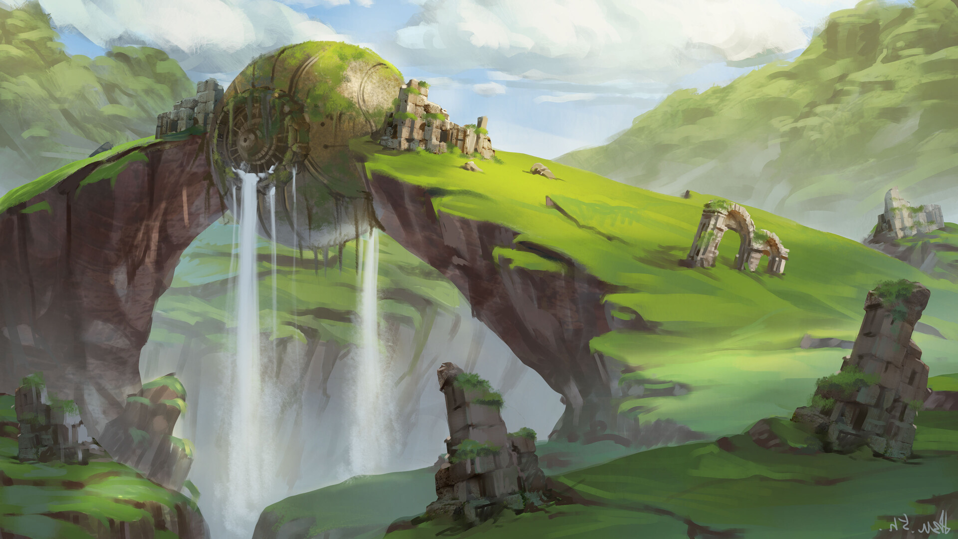 ArtStation - GREEN LAND