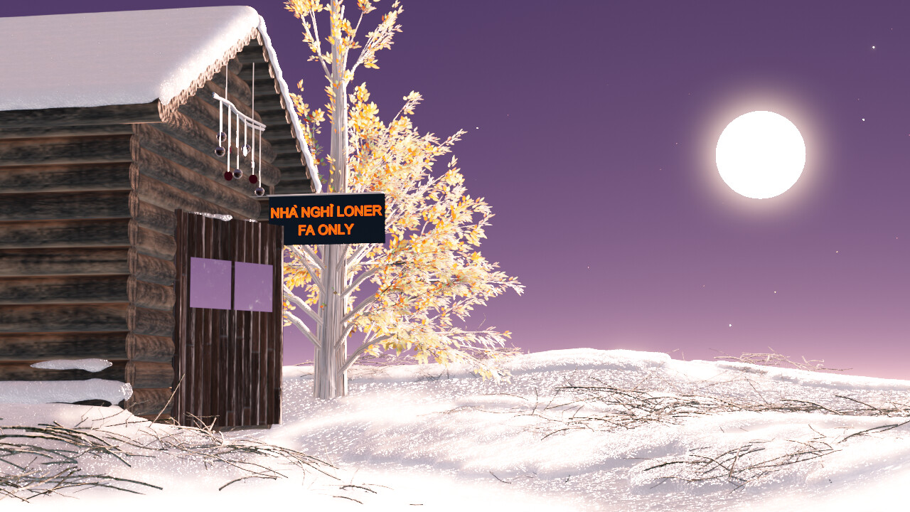 ArtStation - Christmas Moonlight