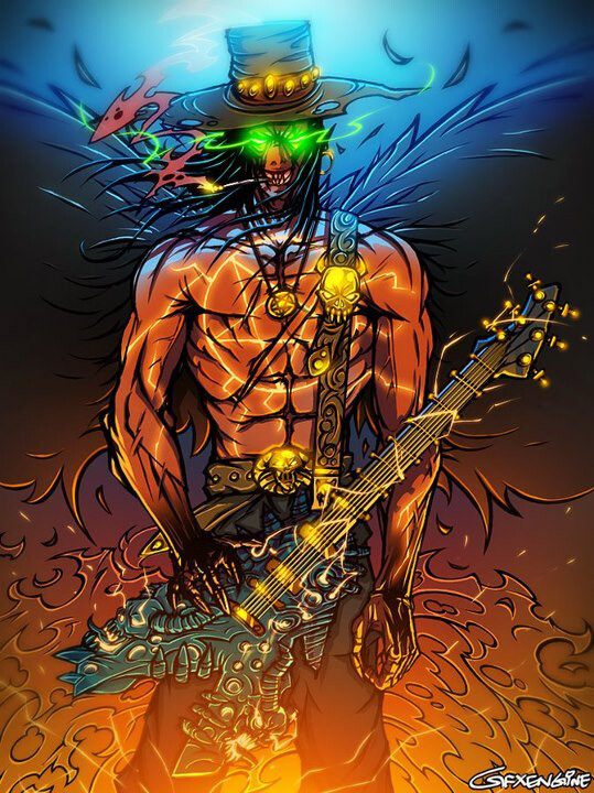 ArtStation - Demon guitarist