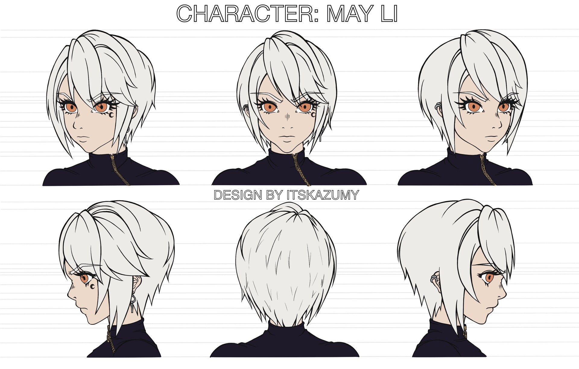MyKi T. / itskazumy - [OC] May Li - Headshots Concept