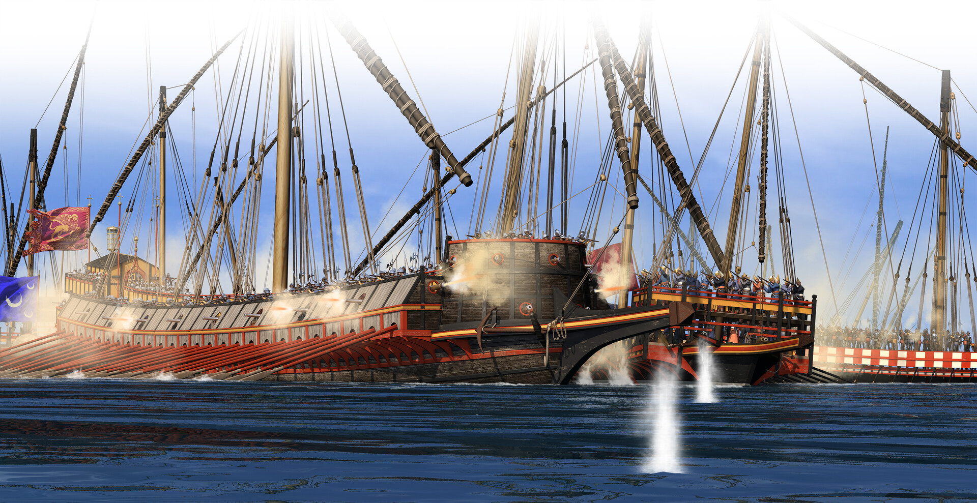 ArtStation - Lepanto Battle, the galeazza.