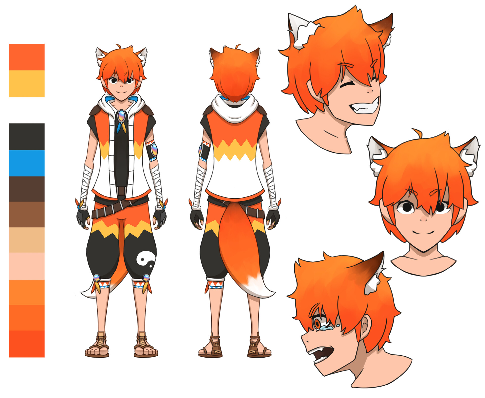 ArtStation - character sheet