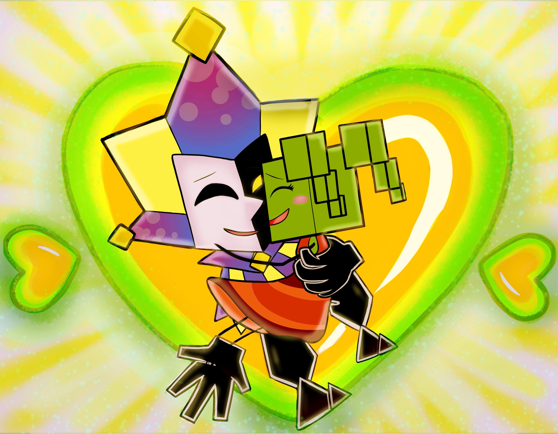 Super Paper Mario Dimentio And Mimi