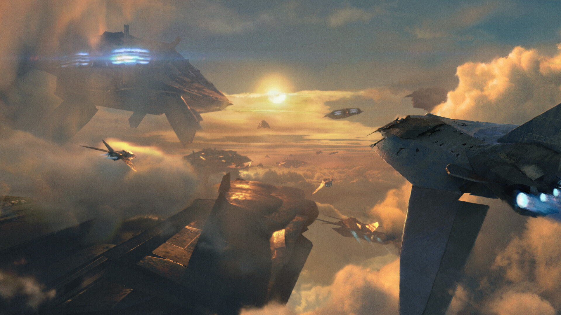 ArtStation - Flying formation