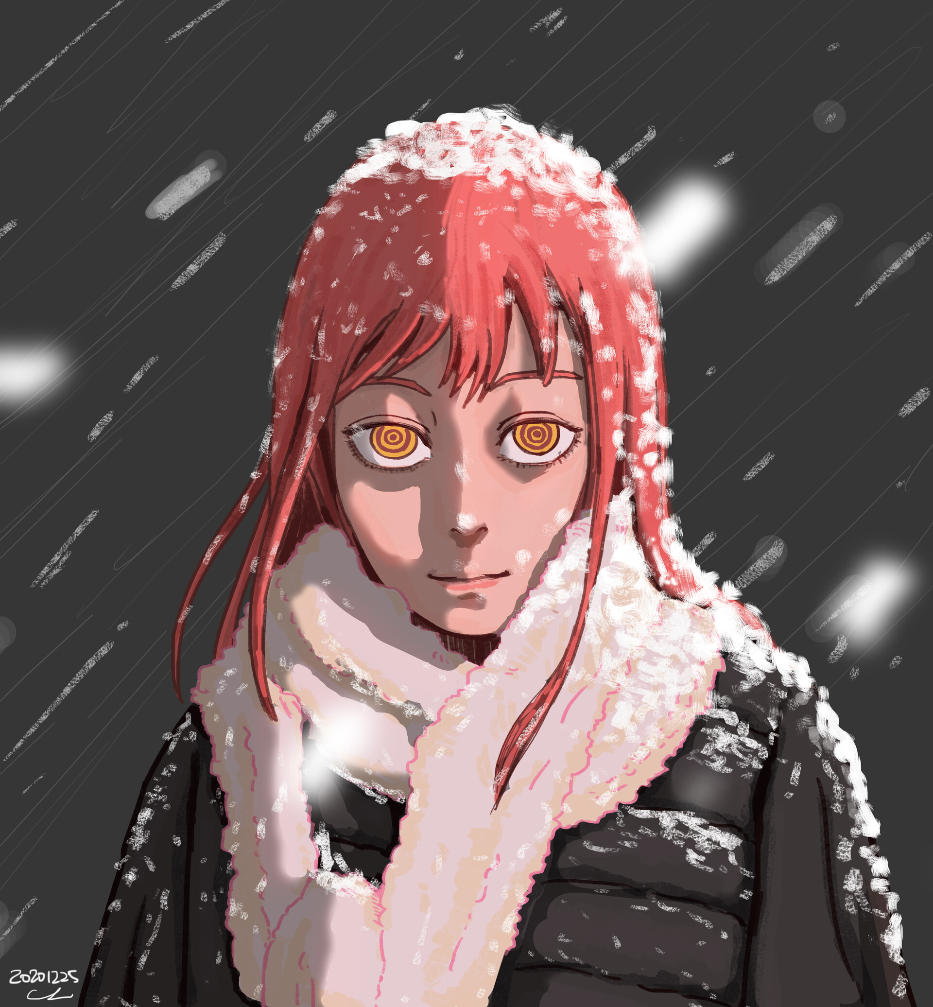 ArtStation - Makima wish you a merry christmas