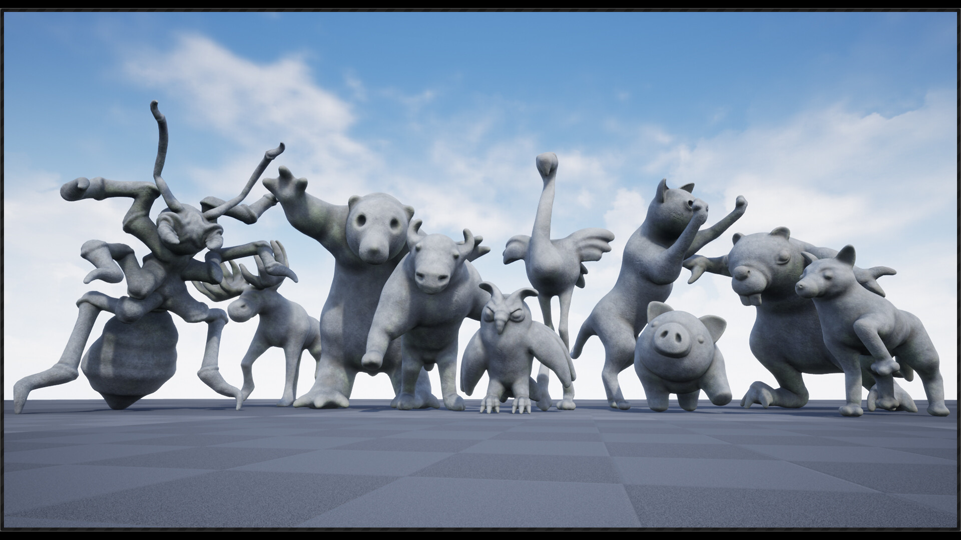 ArtStation - Creature Statues