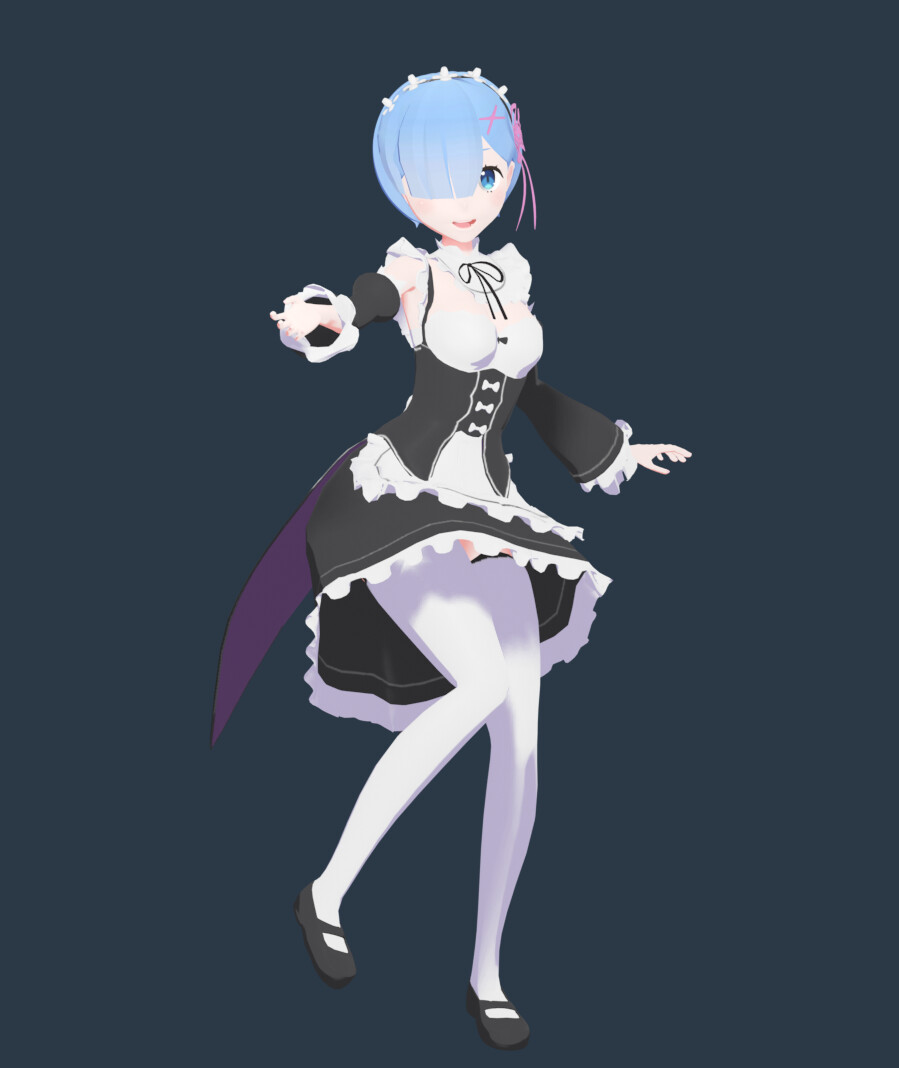 ArtStation - 3D Rem Character Model