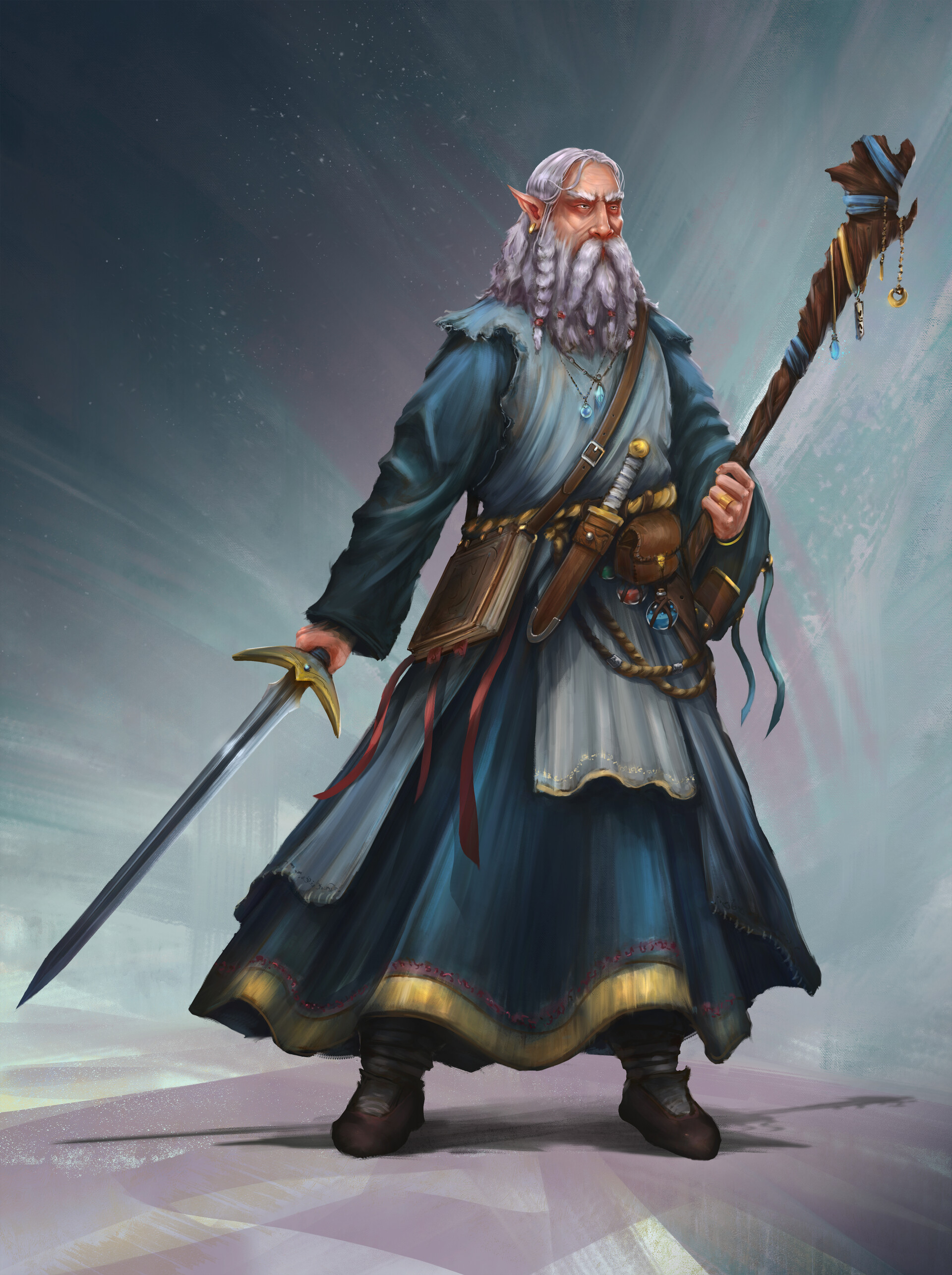 ArtStation - Elf Wizard