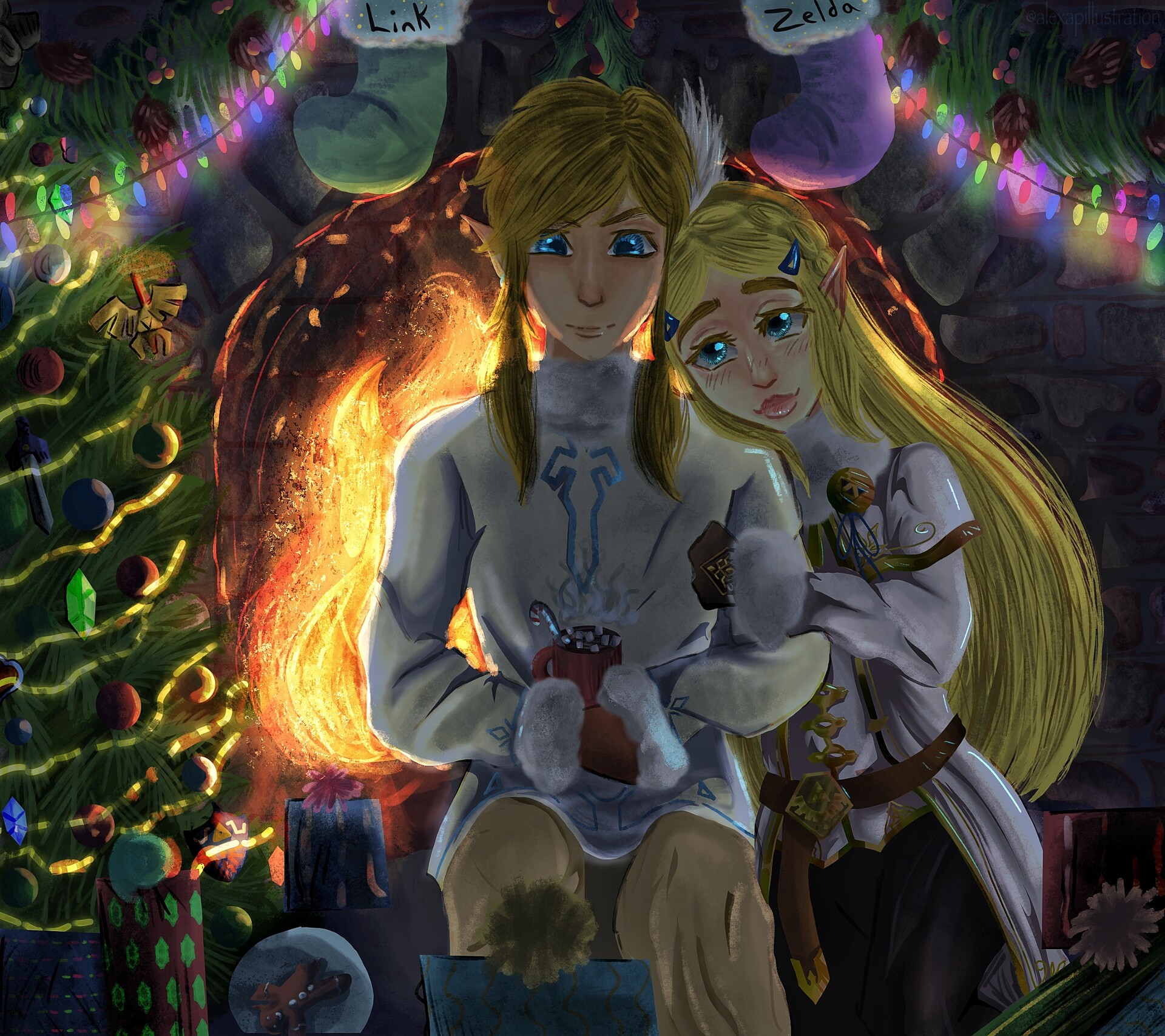 ArtStation - 🎉🎄 A Merry Zelink Christmas 🎄🎉