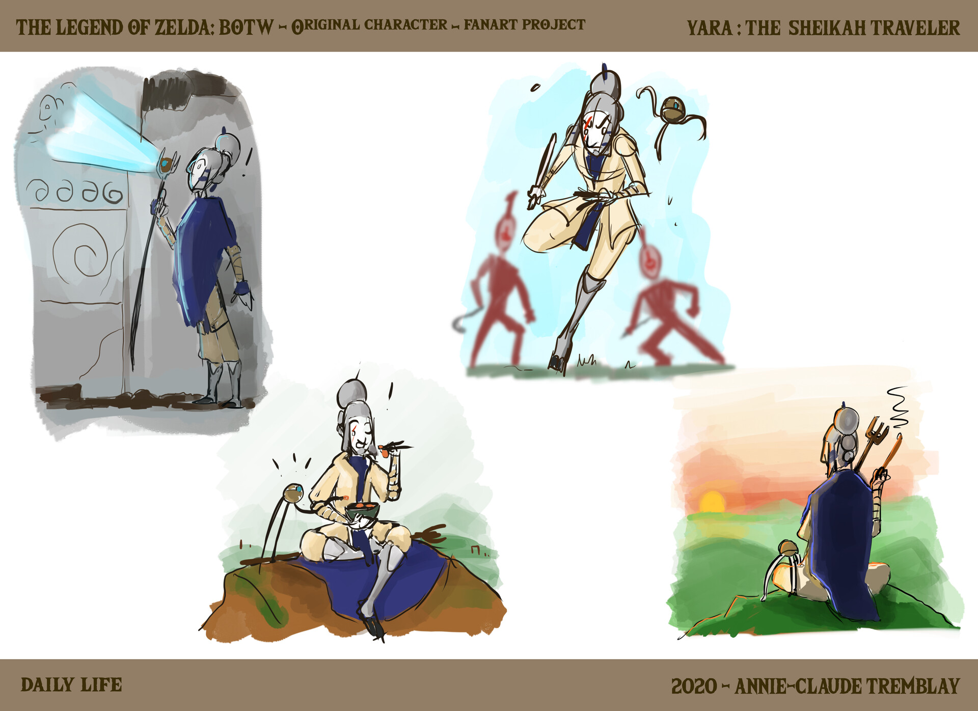 ArtStation The Legend Of Zelda BOTW OC FANART