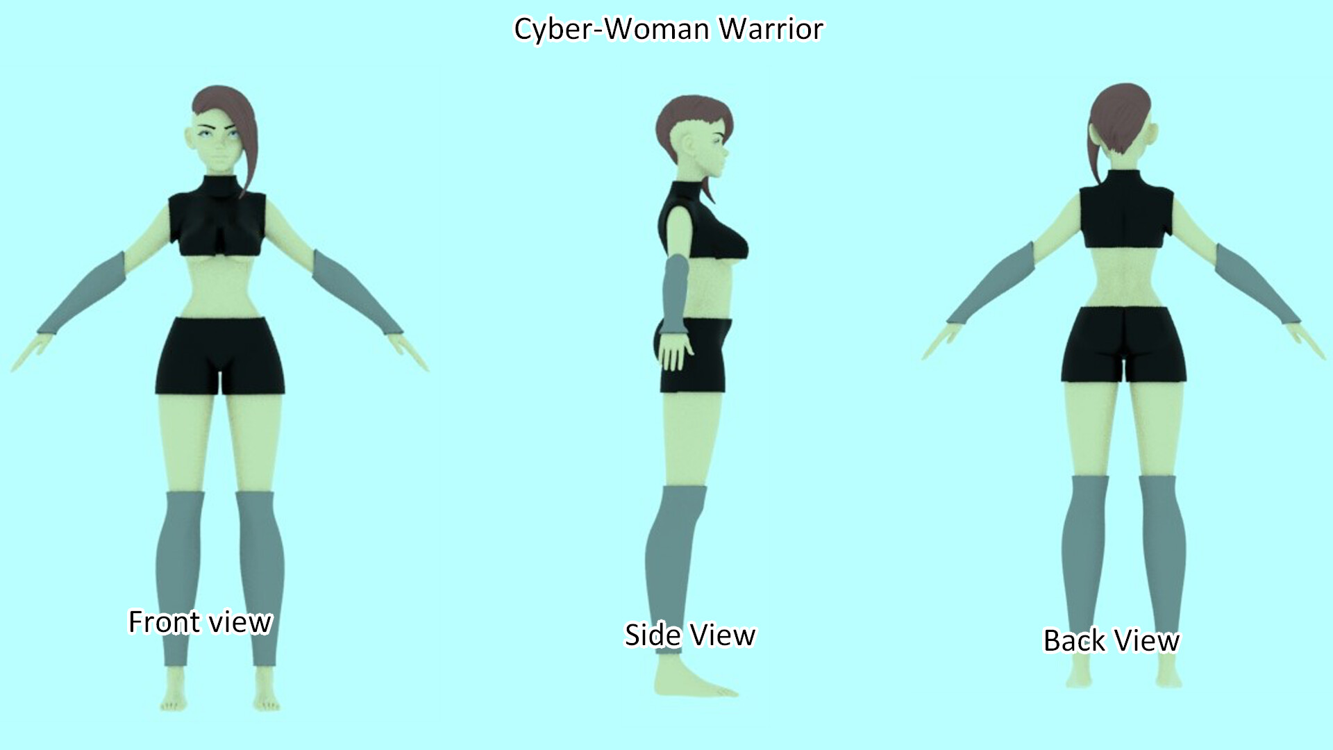 Omega Slayer of Evil - Cyber-Woman Warriors