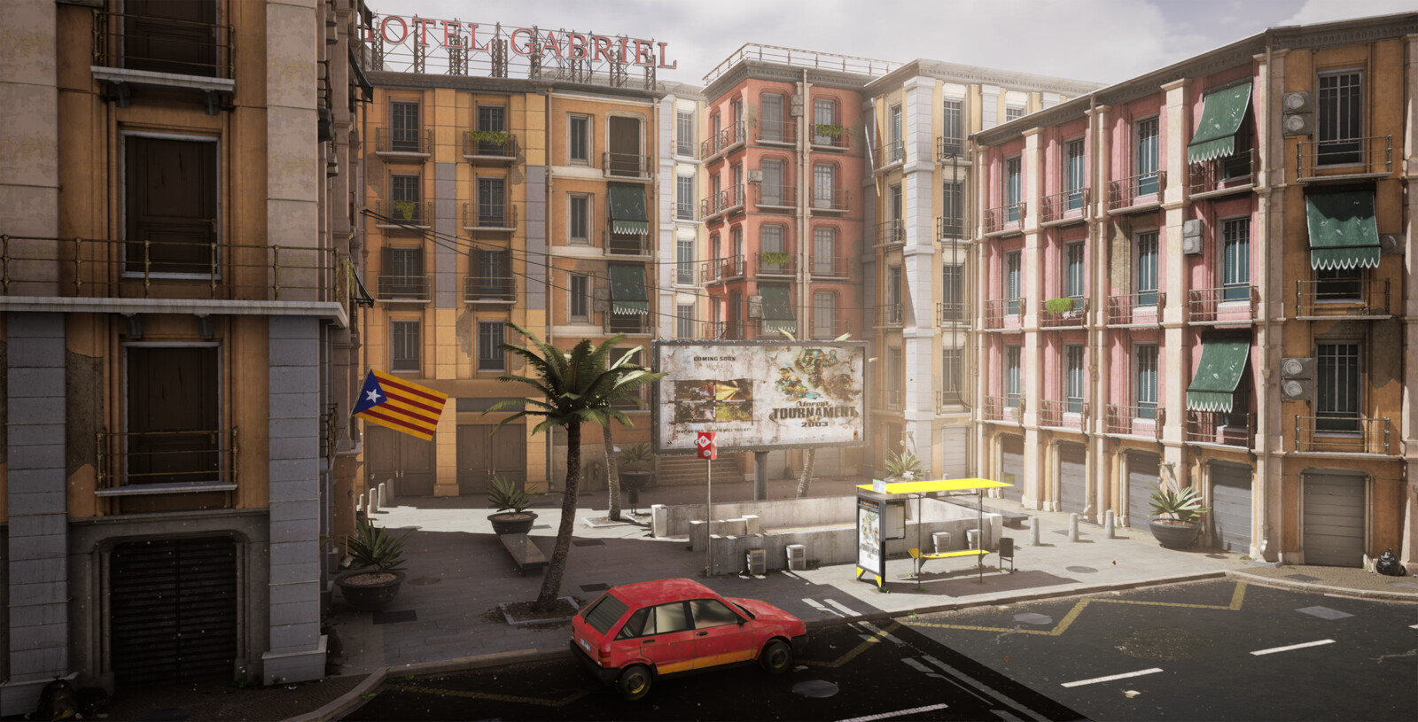 Tim Spaninks - UE4: remake of Critical Ops map - Plaza