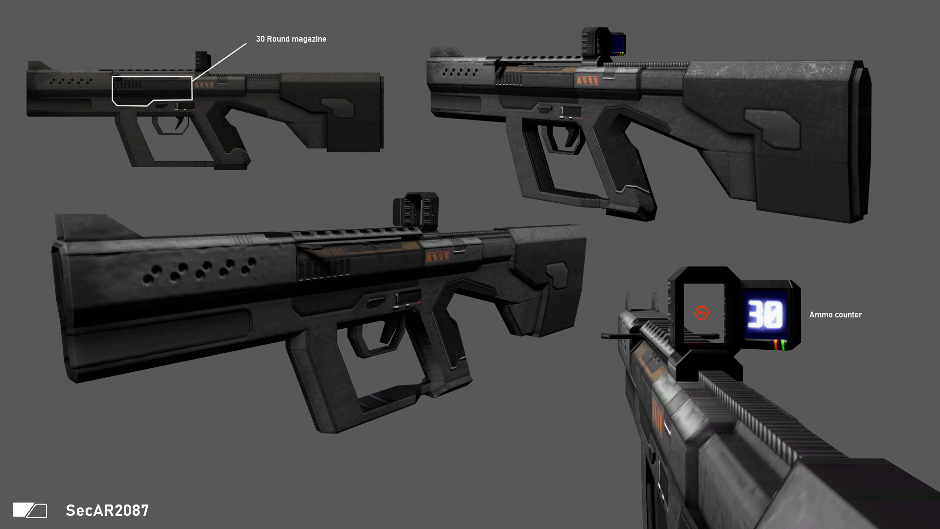 ArtStation - Assault Rifle CONCEPT