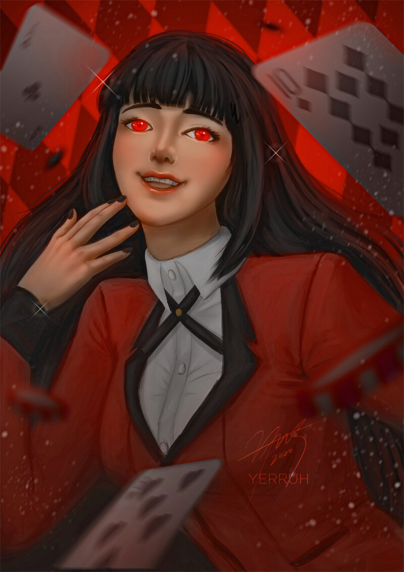 ArtStation - Yumeko Jabami from Kakegurui