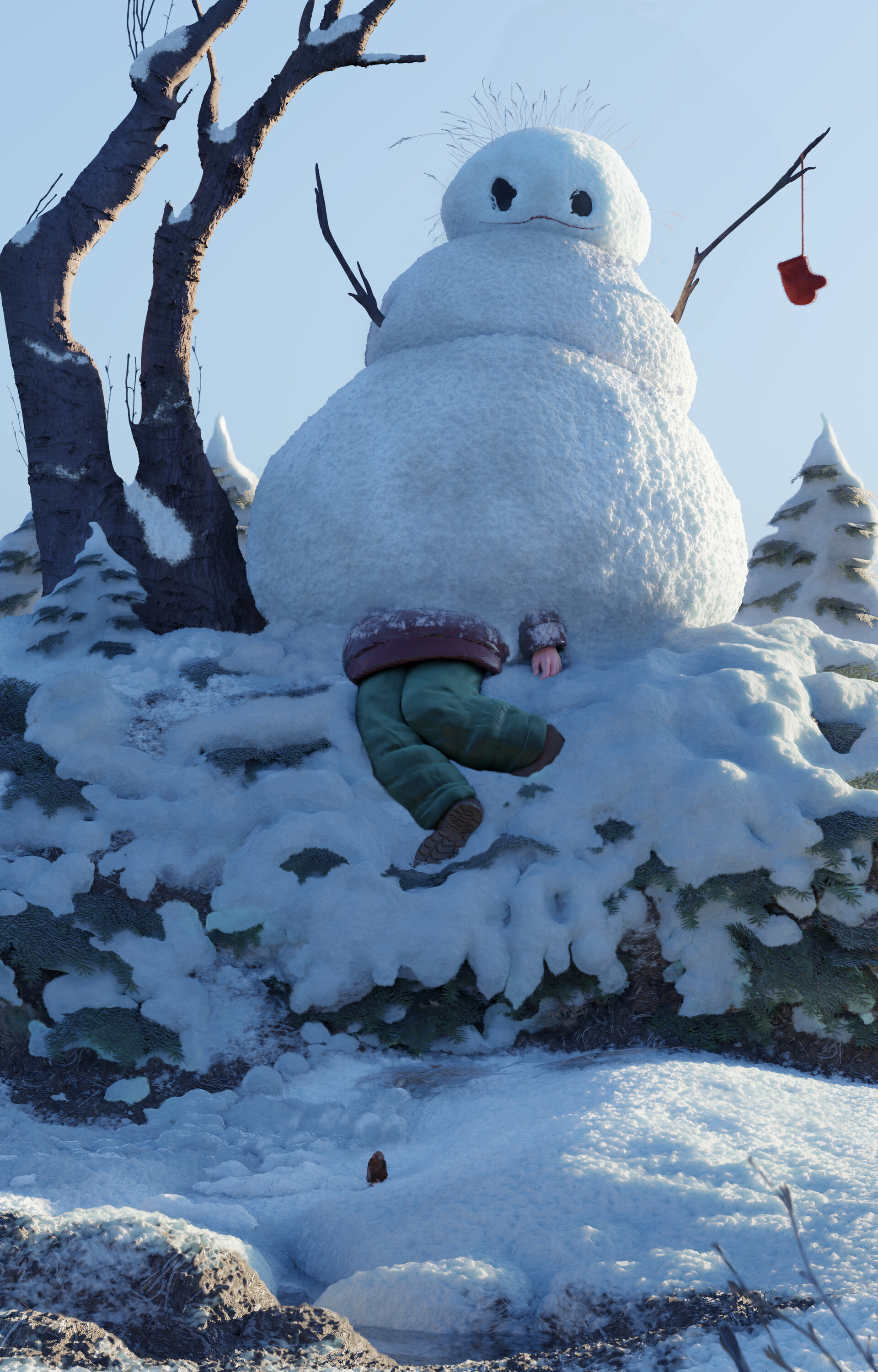 ArtStation - Snowman