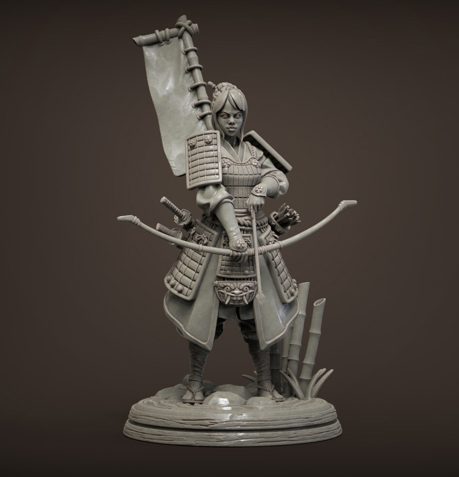 ArtStation - Archer 33mm Miniature