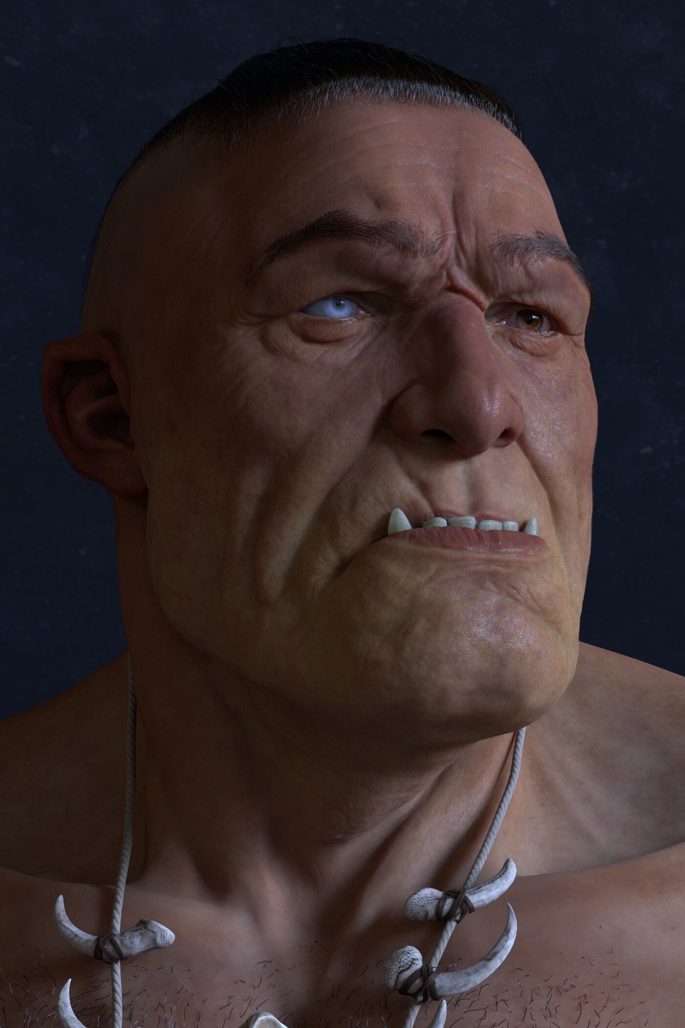 ArtStation - "Half-orc" Hair Xgen