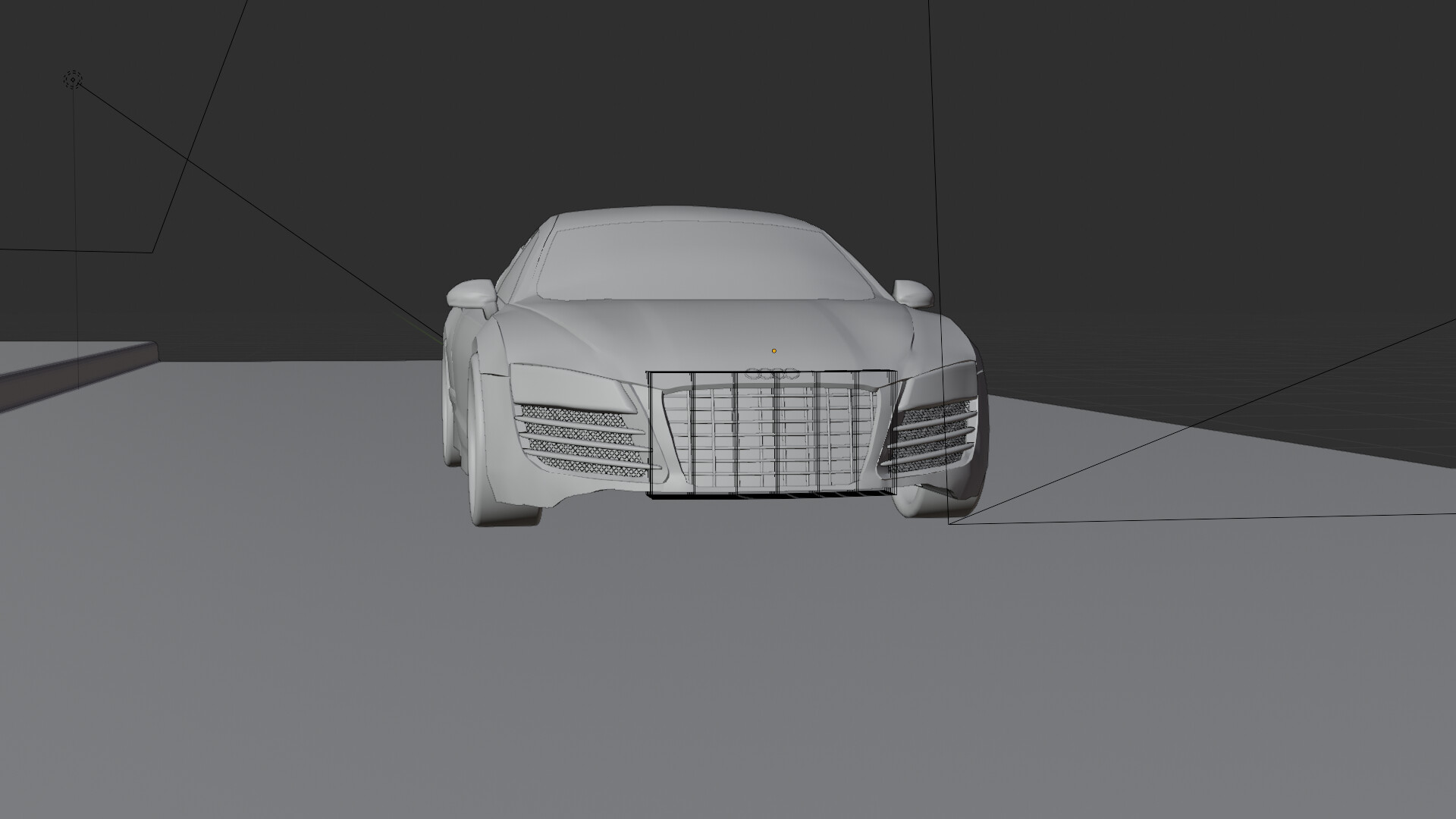 Carlo Di Giacomo - Audi R8 Rendering at night.