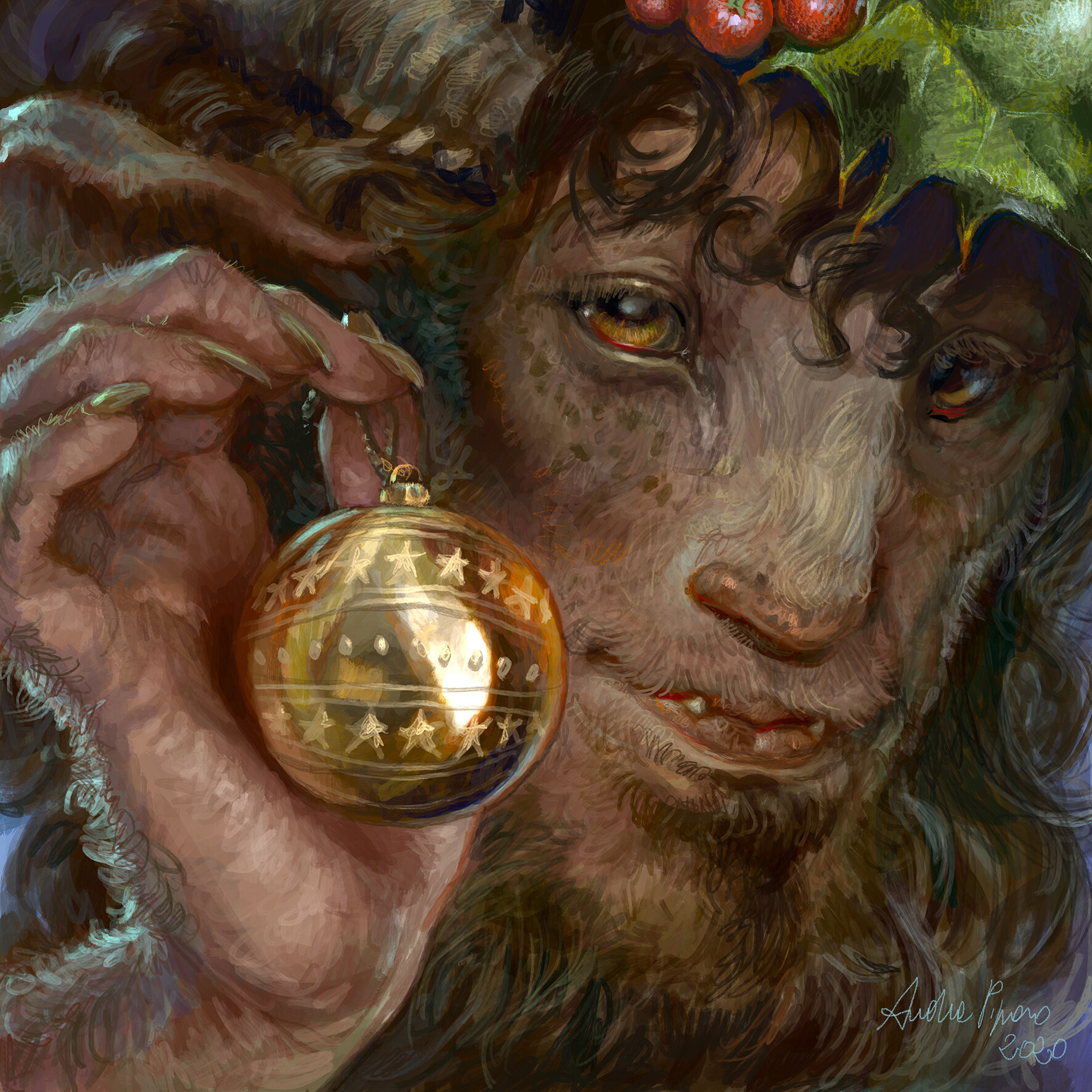 ArtStation - Even a faun can make a Christmas tree