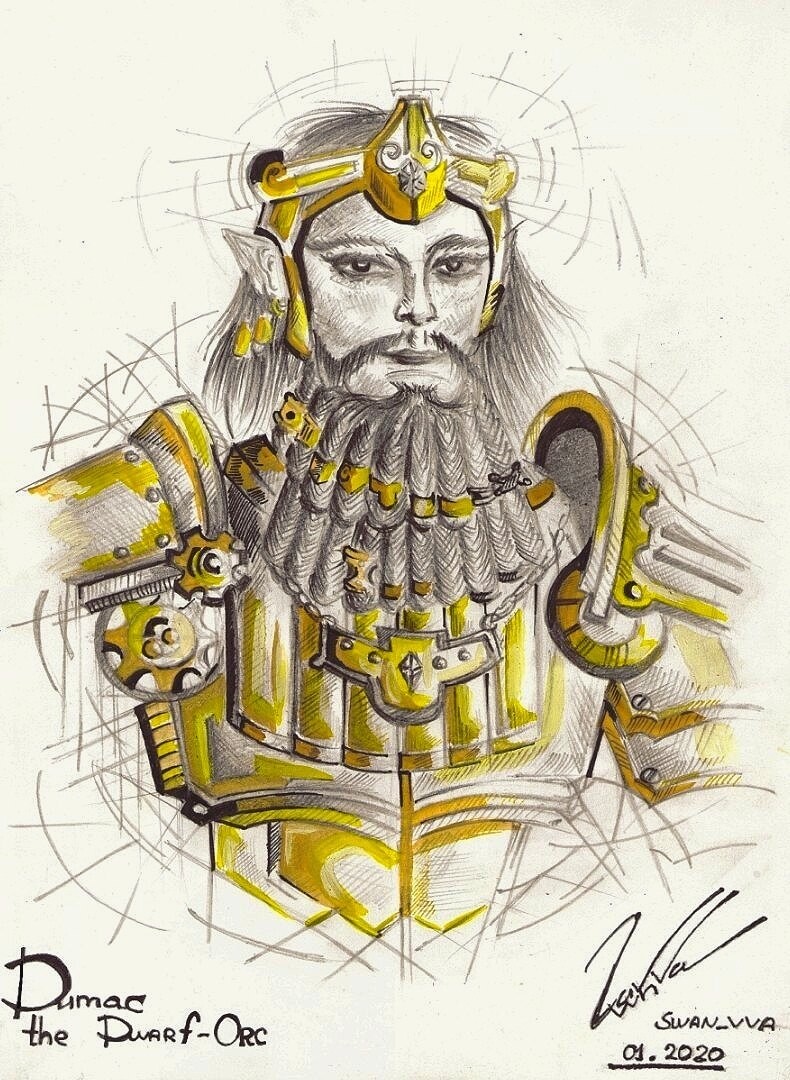 Dumac the Dwarf-Ork by Swan_vva : r/ImaginaryDwarves