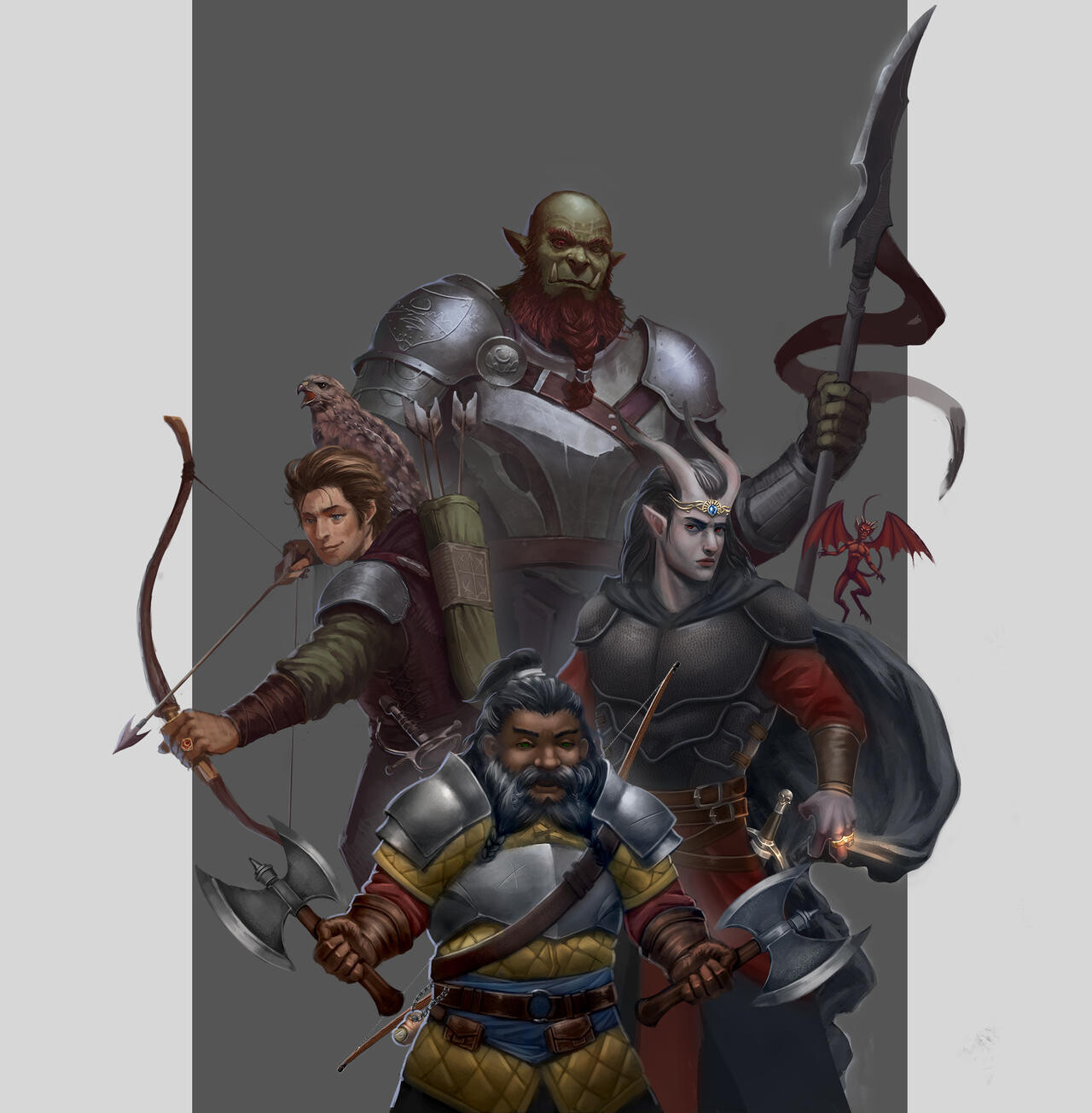 ArtStation - DnD characters commission