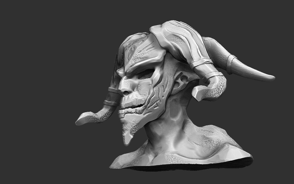 ArtStation - Demon Harlequin