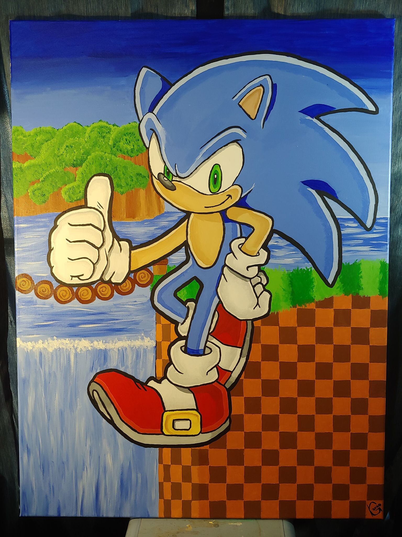 ArtStation - Tribute to Sonic the Hedgehog