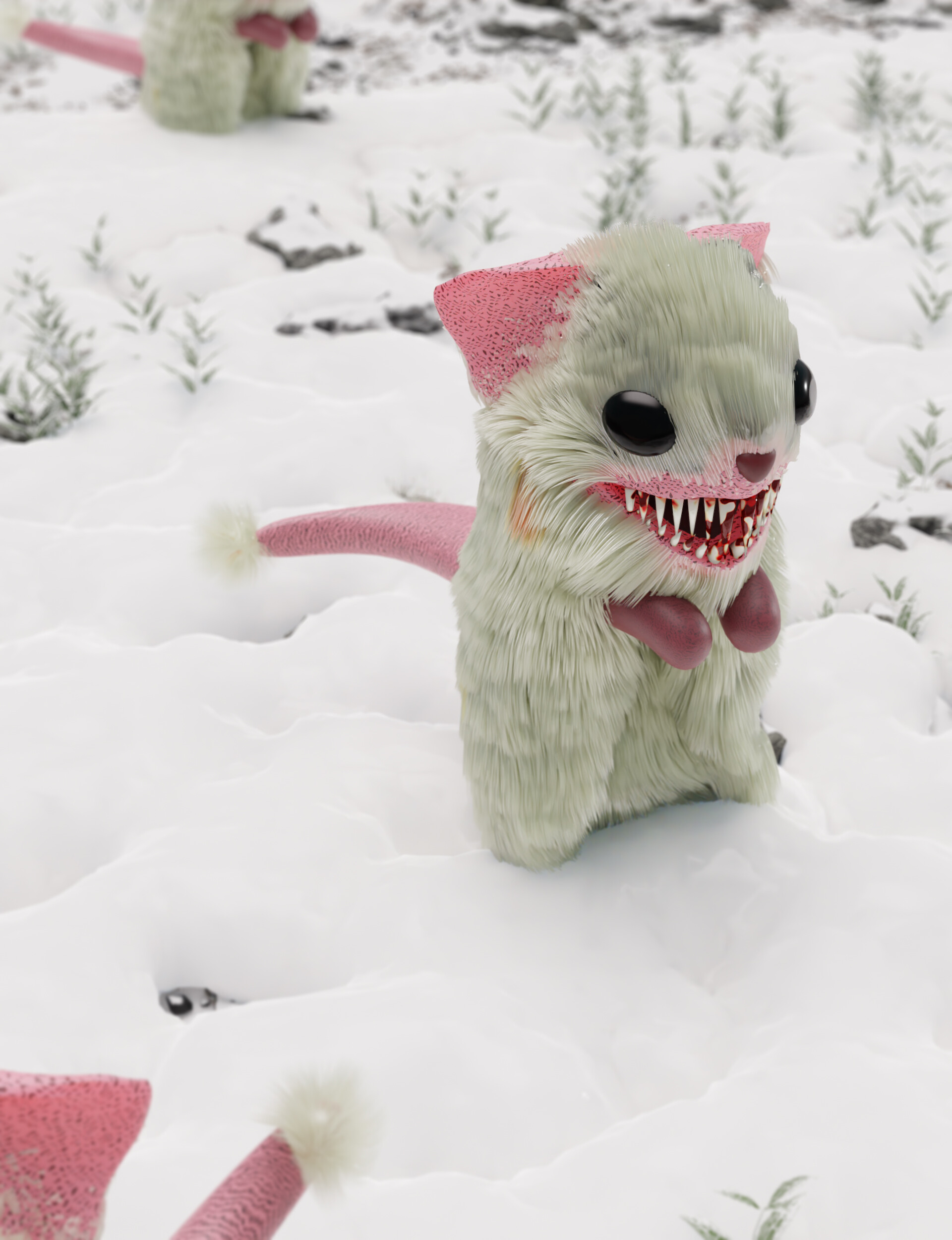ArtStation - Snow Creature Challenge, CG Boost