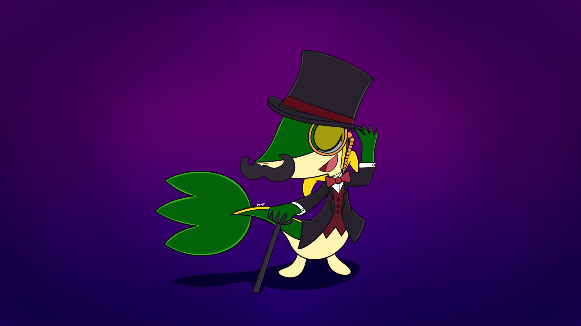 ArtStation - Tophat Snivy