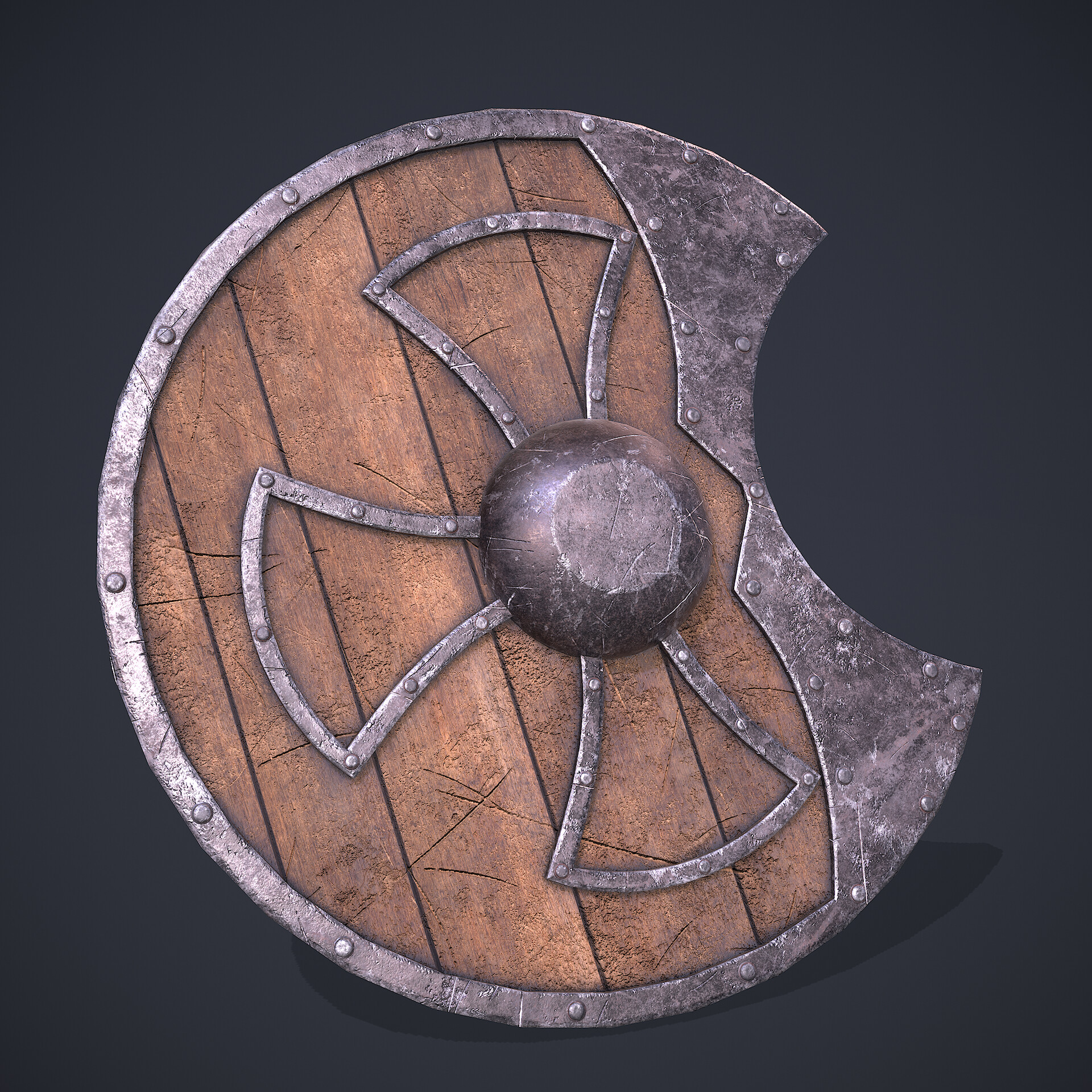 ArtStation - Medeival Warriors LARP Shield