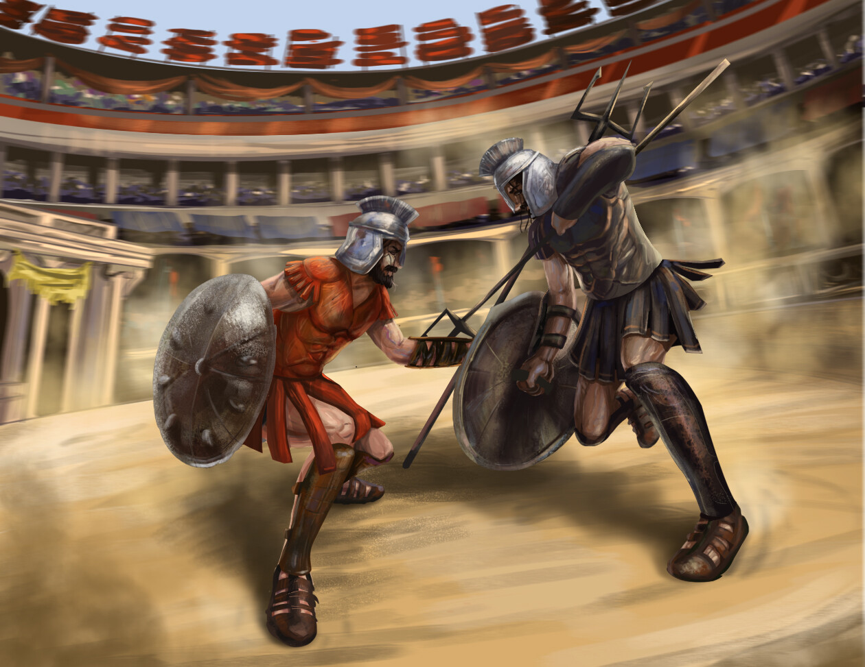 gladiator fight pictures