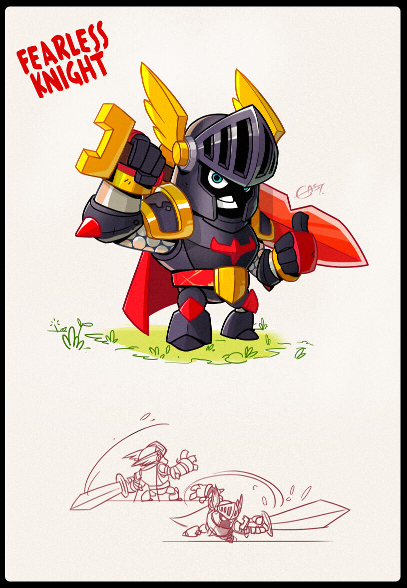 ArtStation - Fearless Knight