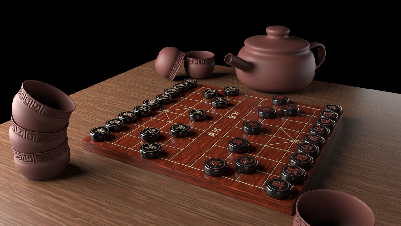 ArtStation - Chinese Chess Render