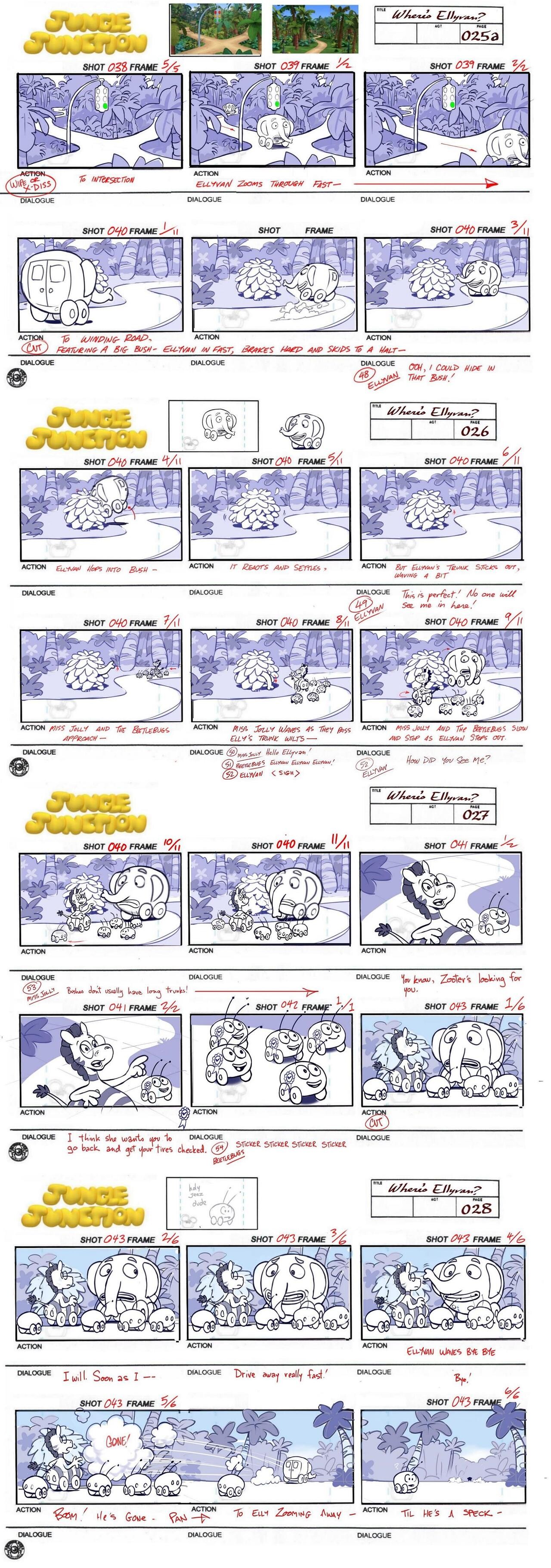 ArtStation - Jungle Junction- Storyboard Sequence