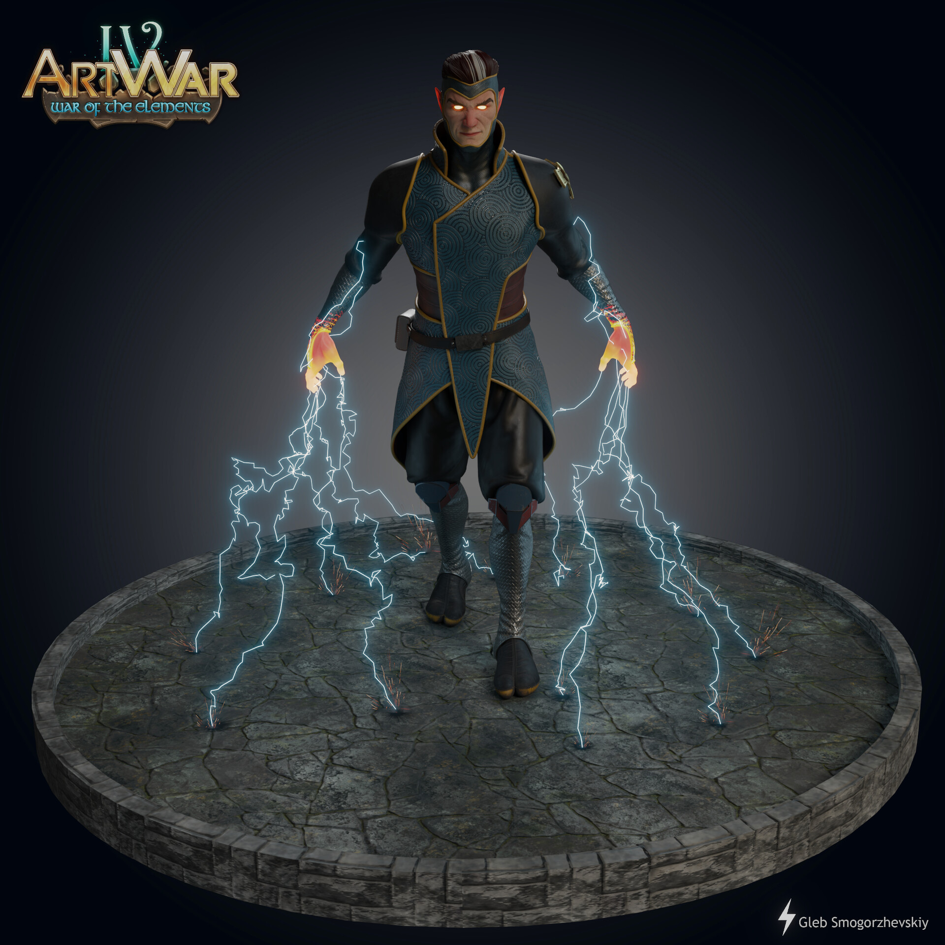 ArtStation - Lightning adept