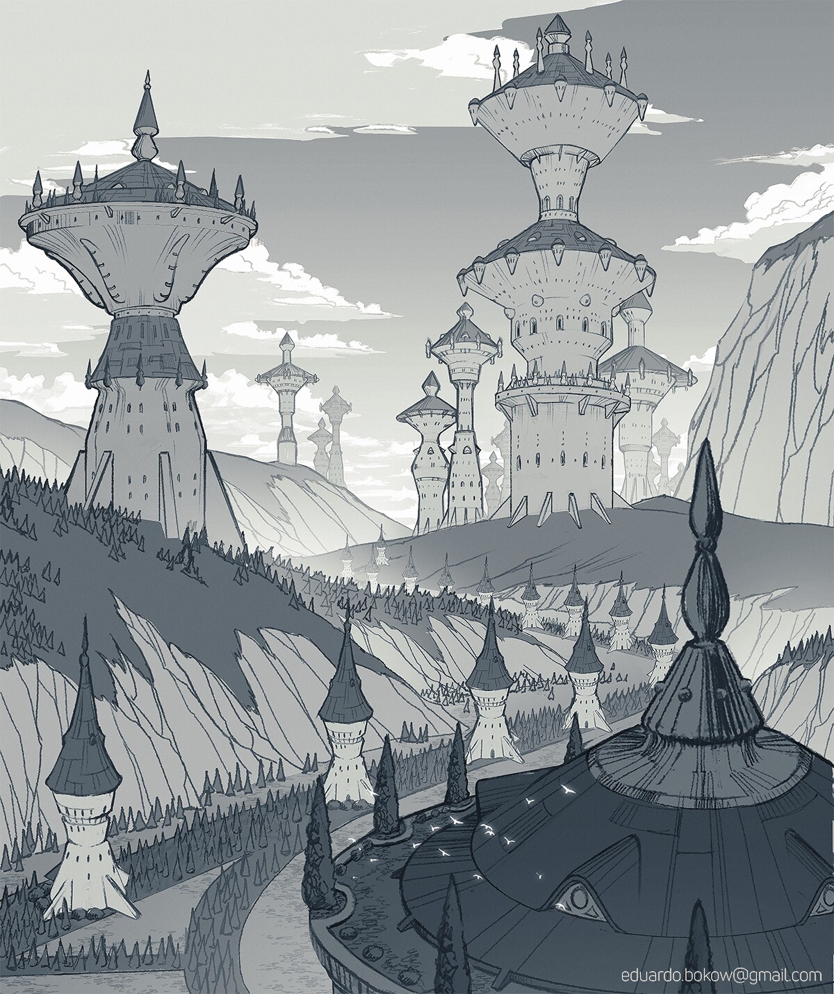 ArtStation - Line Drawing Practice