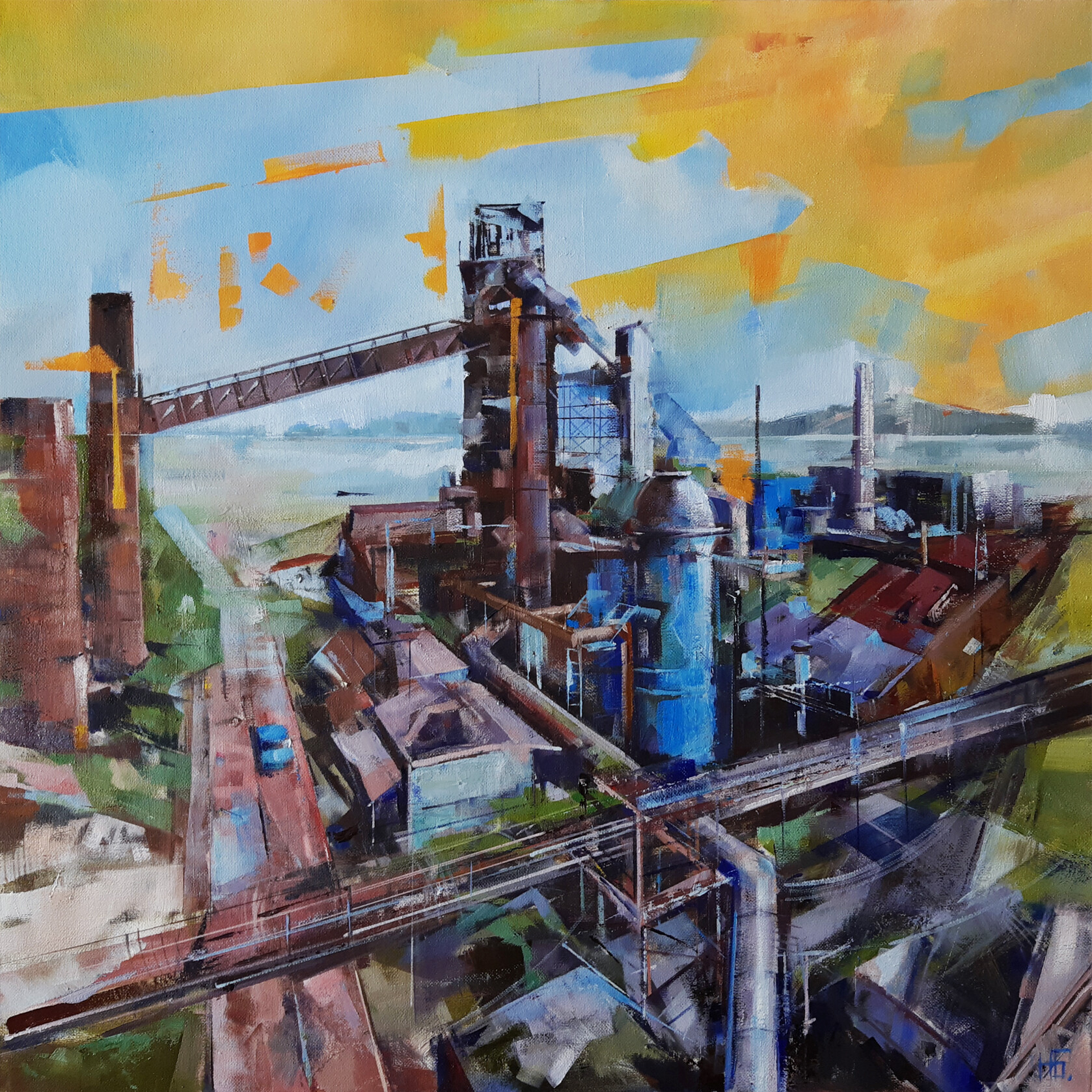 ArtStation - Industrial landscape - 8